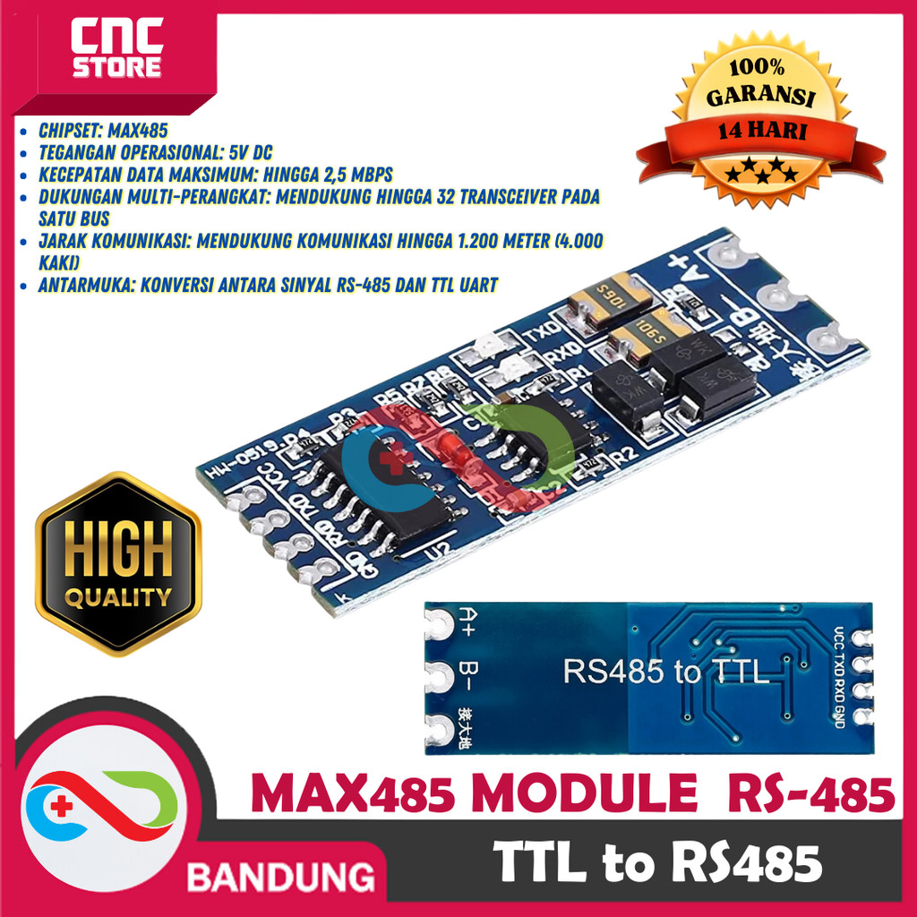 Jual MAX485 TTL TO RS485 MODULE 485 TO SERIAL PORT UART LEVEL | Shopee Indonesia