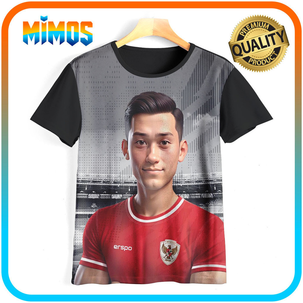 Jual Kaos Timnas Indonesia Garuda Sepak Bola Tim-0520 Umur 1 - 12 Tahun ...