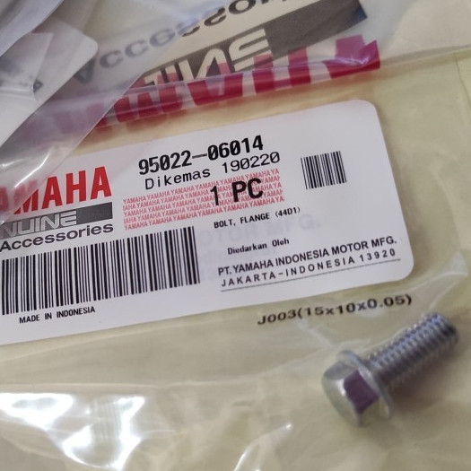 Jual Baut Plat Pelatuk Klep Yamaha Nmax, Aerox 155, Lexi 125 95E32-06014 (=95022-06014) FSX HP ...