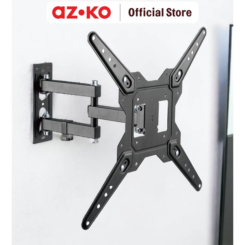 Jual AZKO Krisbow Bracket Tv Dinding Fullmotion 23-55 inci - Hitam ...