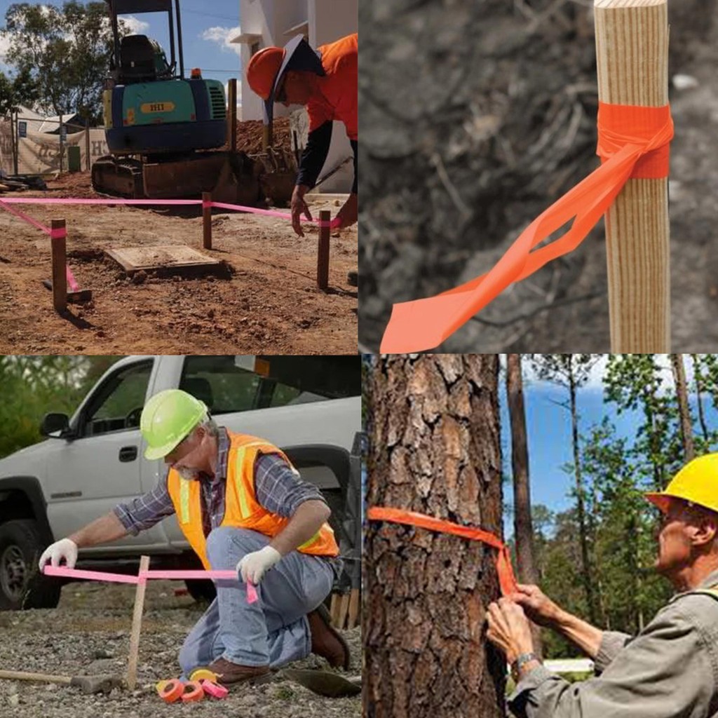 Jual Tonata Flagging Tape Pita Survey Penanda Orange 2cm x 30m | Shopee ...