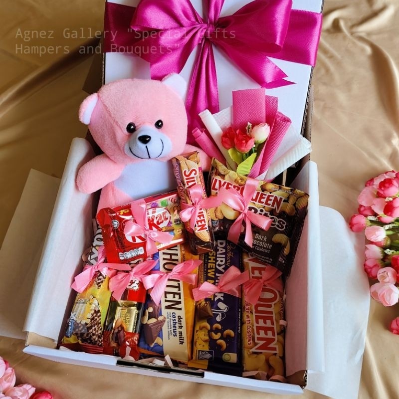 Jual kado buat pacar gebetan bestie Unik Kreatif Lucu / Hampers Coklat ...