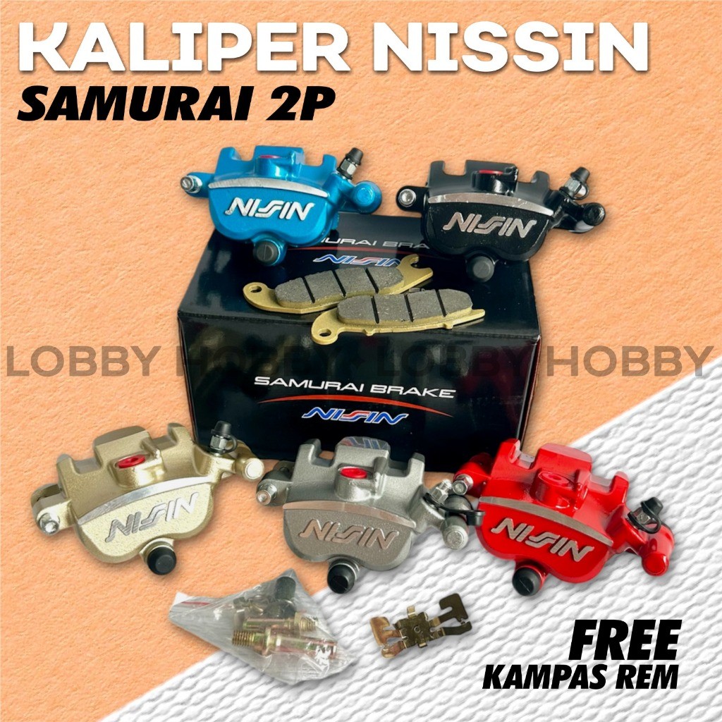 Jual KALIPER NISSIN SAMURAI KANAN ATAU KIRI PLUS KAMPAS REM tanpa BREKET Kaliper Nissin Samurai ...