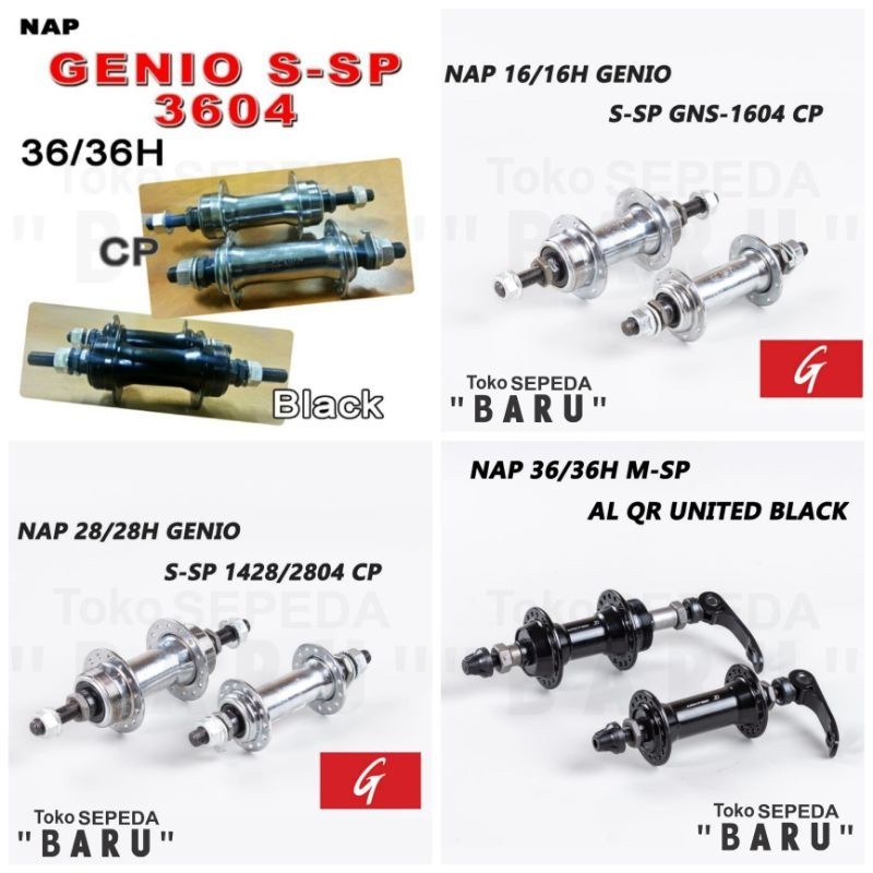 Jual TB - Nap / Hub GENIO ORIGINAL Untuk Belakang | Shopee Indonesia