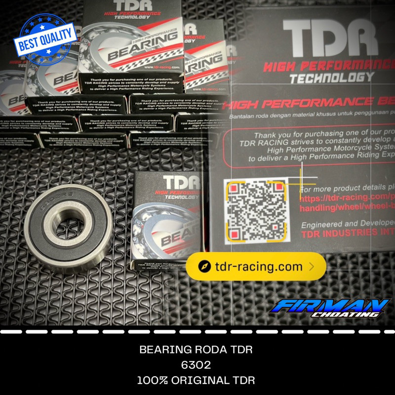 Jual BEARING RODA 6302 ORIGINAL TDR (1pcs) | Shopee Indonesia