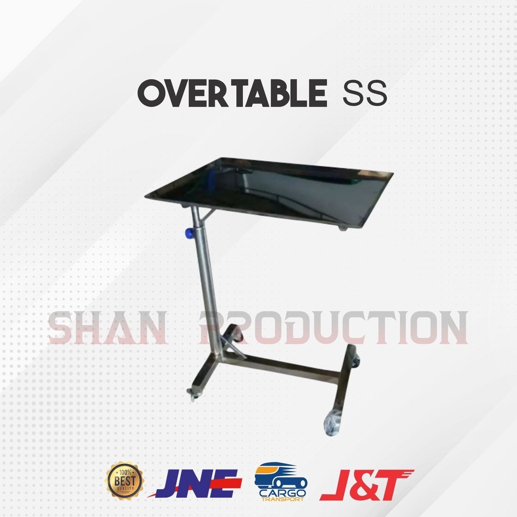 Jual Meja Troli Mayo | Tempat Makan Pasien | Over Bed Table Stainless ...