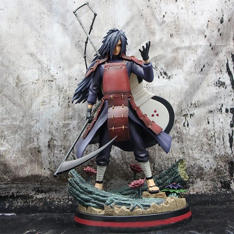 Jual Naruto Anime Uchiha Madara Action Figure Double Replaceable Model ...