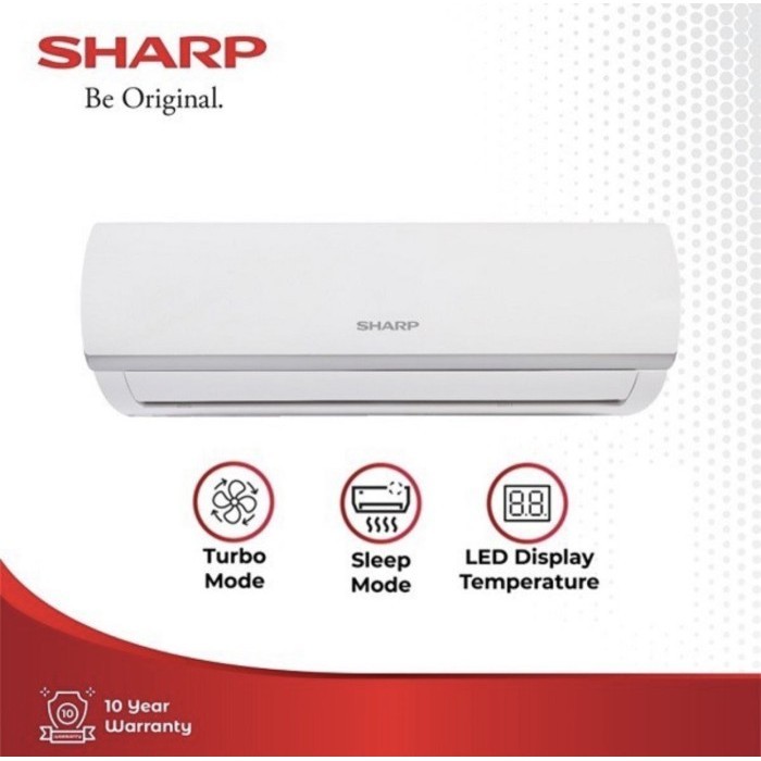 Jual Sharp AC Split 0.5 PK AH-A5ZEY Air Conditioner 1/2 PK AHA5ZEY ...