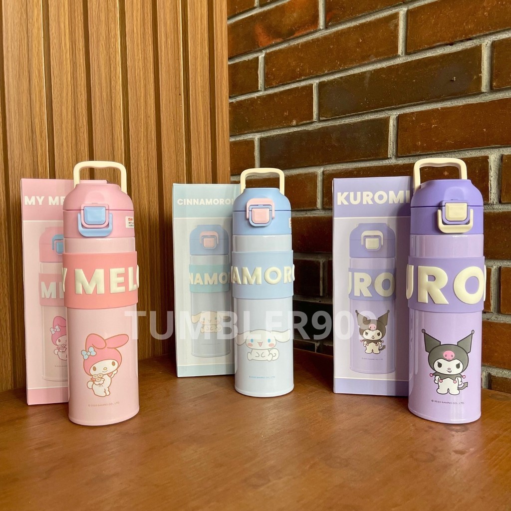 Jual T909 500ml Click Sanrio Tumbler Mymelody Kuromi Cinnamoroll Thermos Stainless | Shopee ...