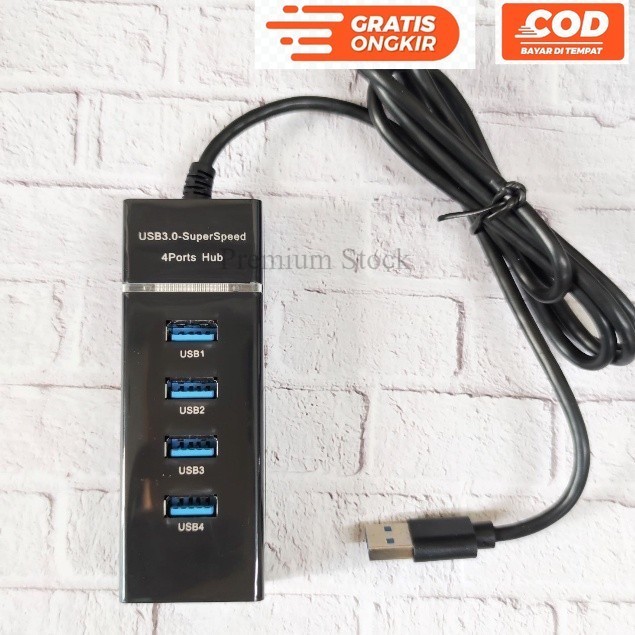 Jual USB HUB 3.0 4 PORT PANJANG KABEL 1 METER SUPER SPEED / 1M promo ...