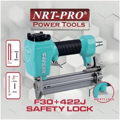 Jual Mesin Paku Tembak 2in1 NRT PRO F30 422J Air Nailer & Stapler Gun FULL SAFETY Alat Paku ...