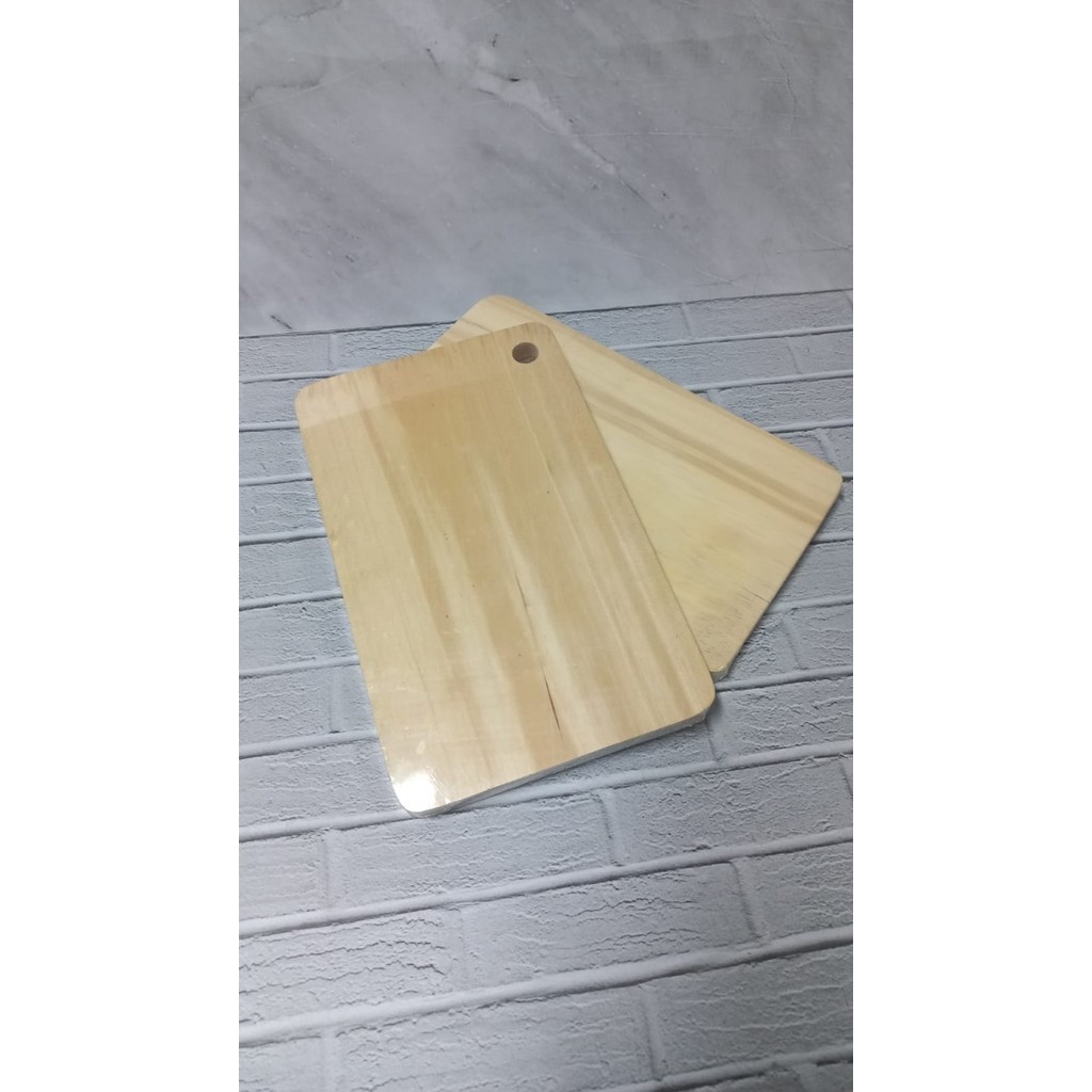 Jual JCM Talenan Kayu Persegi Tebal Murah Cutting Board Tatakan Kayu ...