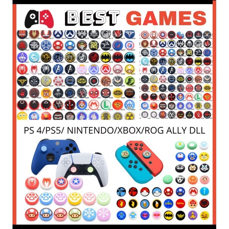 Jual Thumb grip STIK PS4 PS5 NINTENDO XBOX ROG ALLY SILIKON ANALOG ...