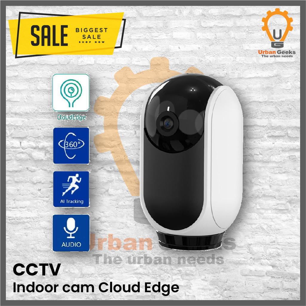 Jual Cloudedge App CCTV 1080p IP WiFi Mini Smart Alarm CCTV Indoor PZT ...