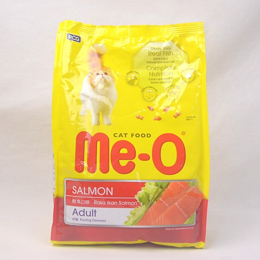 Jual MEO Makanan Kucing Dry Cat Food Salmon Flavor 1.1kg | Shopee Indonesia