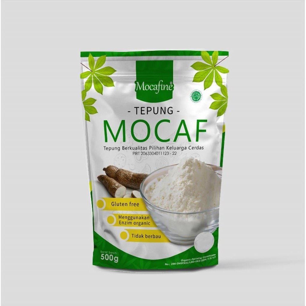 Jual Mocafine - Tepung Mocaf 500g ( Tepung Singkong Cassava Gluten Free ) | Shopee Indonesia