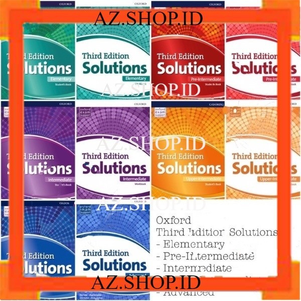 Jual Buku Murah / Best Seller Buku 0xford Solutions Third Edition Student's Book / Workbook ...