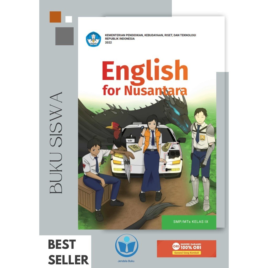 Jual Buku Paket Siswa Bahasa Inggris Kelas 9 SMP Kurikulum Merdeka Terbaru 2024 | Shopee Indonesia