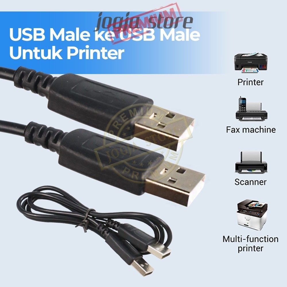Jual Kabel USB Male ke USB Male Untuk Printer - Kabel Ekstensi Port USB ...