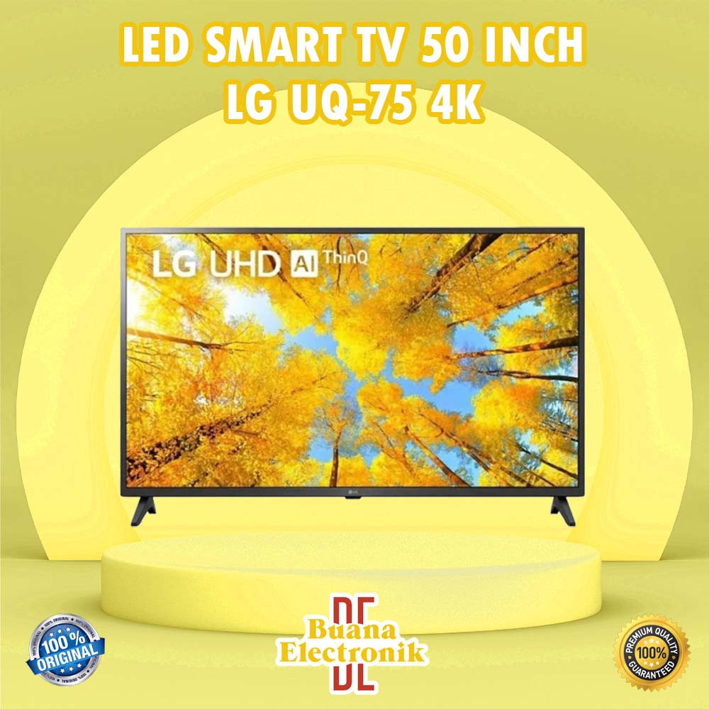 Jual SMART TV LG 50 INCH UQ7500 50 ORIGINAL BERGARANSI RESMI | Shopee ...
