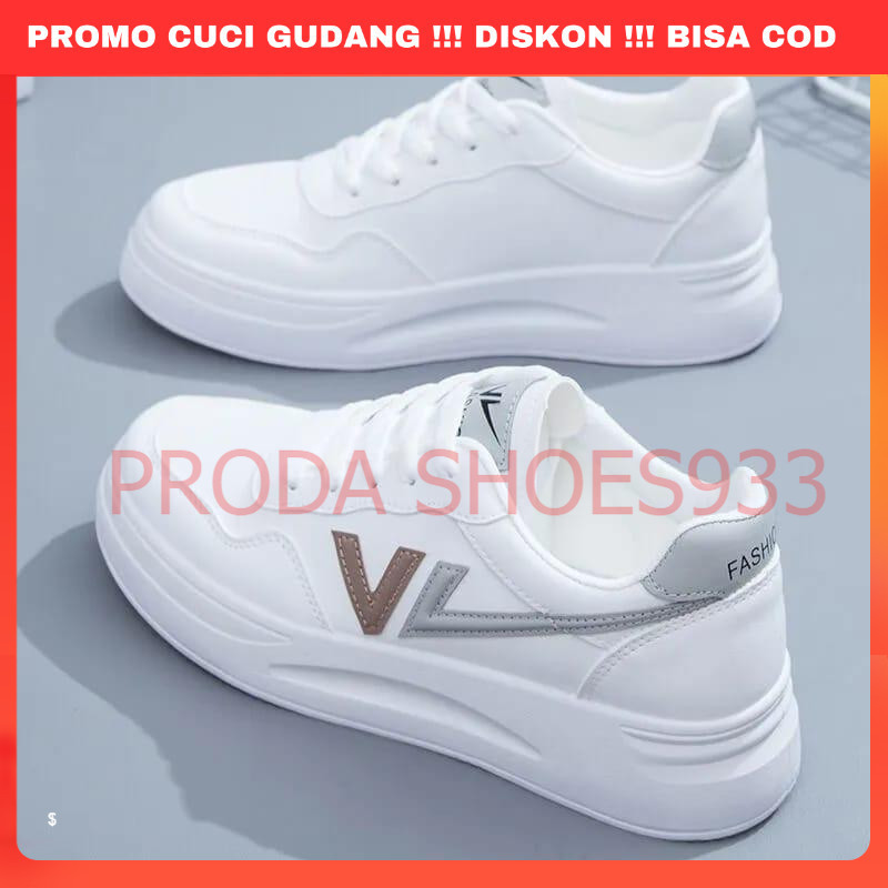 Jual [!!GASCOD!!] Sepatu sneakers wanita putih VL korean style size 36 ...