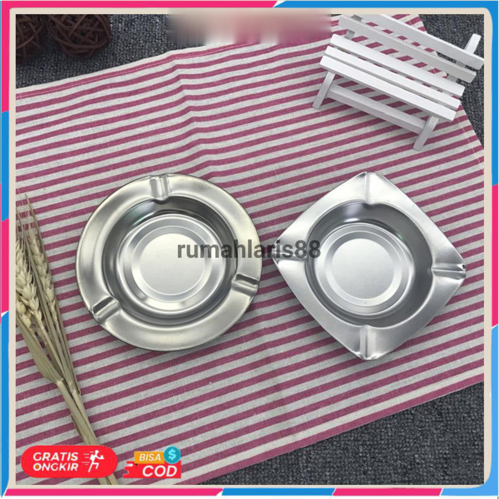 Jual Terlaris Asbak Bulat Bulet Stainless Steel Tebal Impor | ASBAK ...
