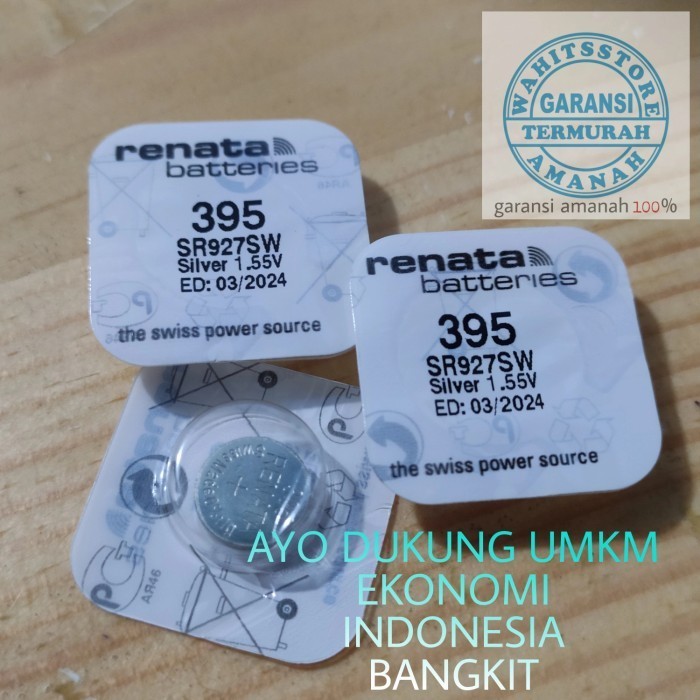 Jual BATERAI JAM TANGAN CASIO G-SHOCK GA-1000 RENATA 395 SR927SW ...
