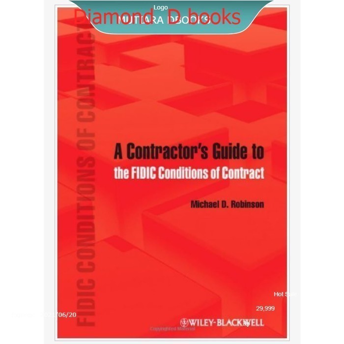 Jual Buku Contractor's Guide to the FIDIC Conditions of Contract | Shopee Indonesia