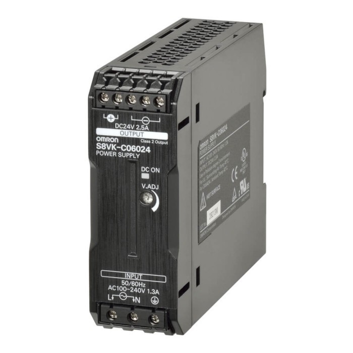 Jual Power Supply DIN rail Omron S8VK-C06024 24VDC 2.5A -SVT12 | Shopee Indonesia
