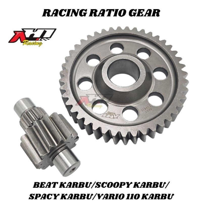 Jual GEAR GIGI RATIO RASIO BEAT KARBU SCOOPY KARBU VARIO 110 KARBU BEAT ...