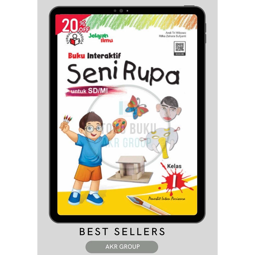 Jual Buku Interaktif Seni Rupa SD Kelas 1 Kurikulum Merdeka Intan pariwara Tahun 2024 | Shopee ...
