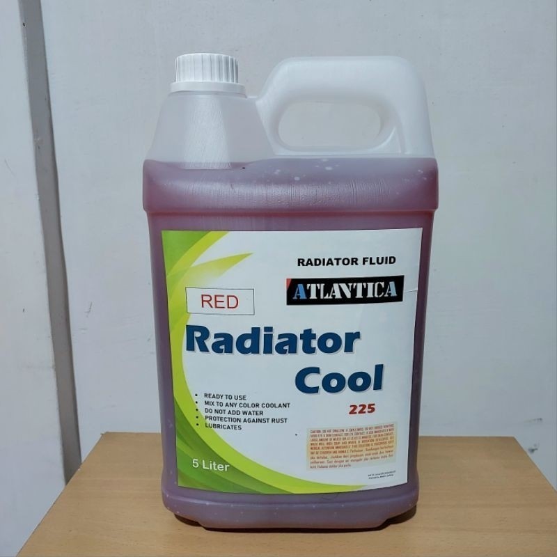 Jual [RP] Air Radiator Coolant 5 Liter ATLANTICA Merah/Red Pendingin ...