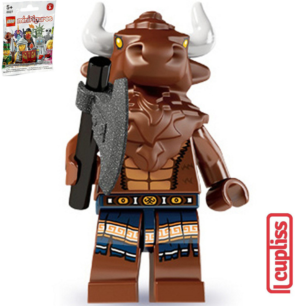 Jual sealed - Minotaur LEGO Original 8827 Minifigure Series 6 no 8 ...