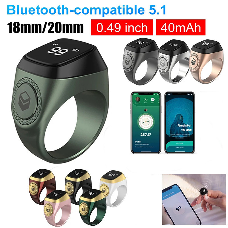 Jual Tasbih Smart Zikr Ring IQIBLA Zikr Ring Iqibla Cincin Tasbih ...