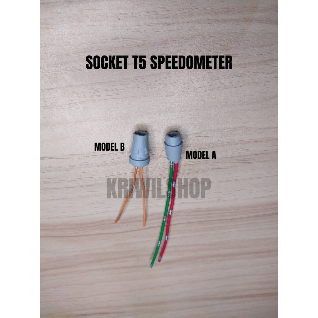 Jual socket soket dudukan lampu speedometer T5 T 5 set bohlam motor mobil universal | Shopee ...