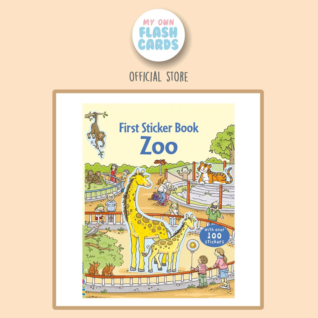 Jual Zoo - First Sticker Book - Activity - Kids Buku Impor Imported ...