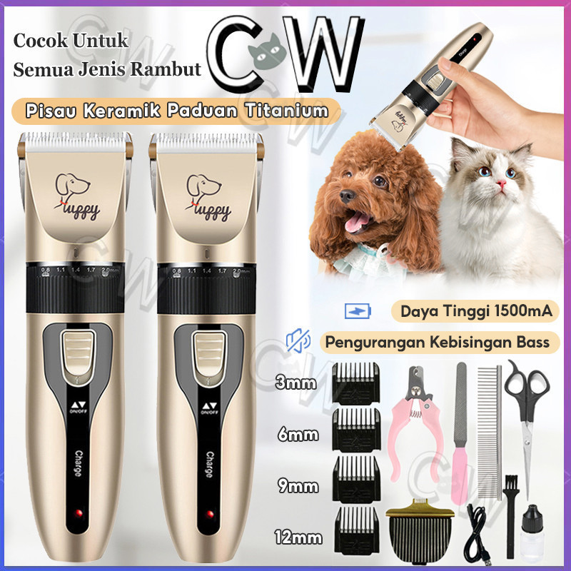 Jual Set alat cukur listrik kucing Cukur Kucing Alat Cukur Anjing Alat ...