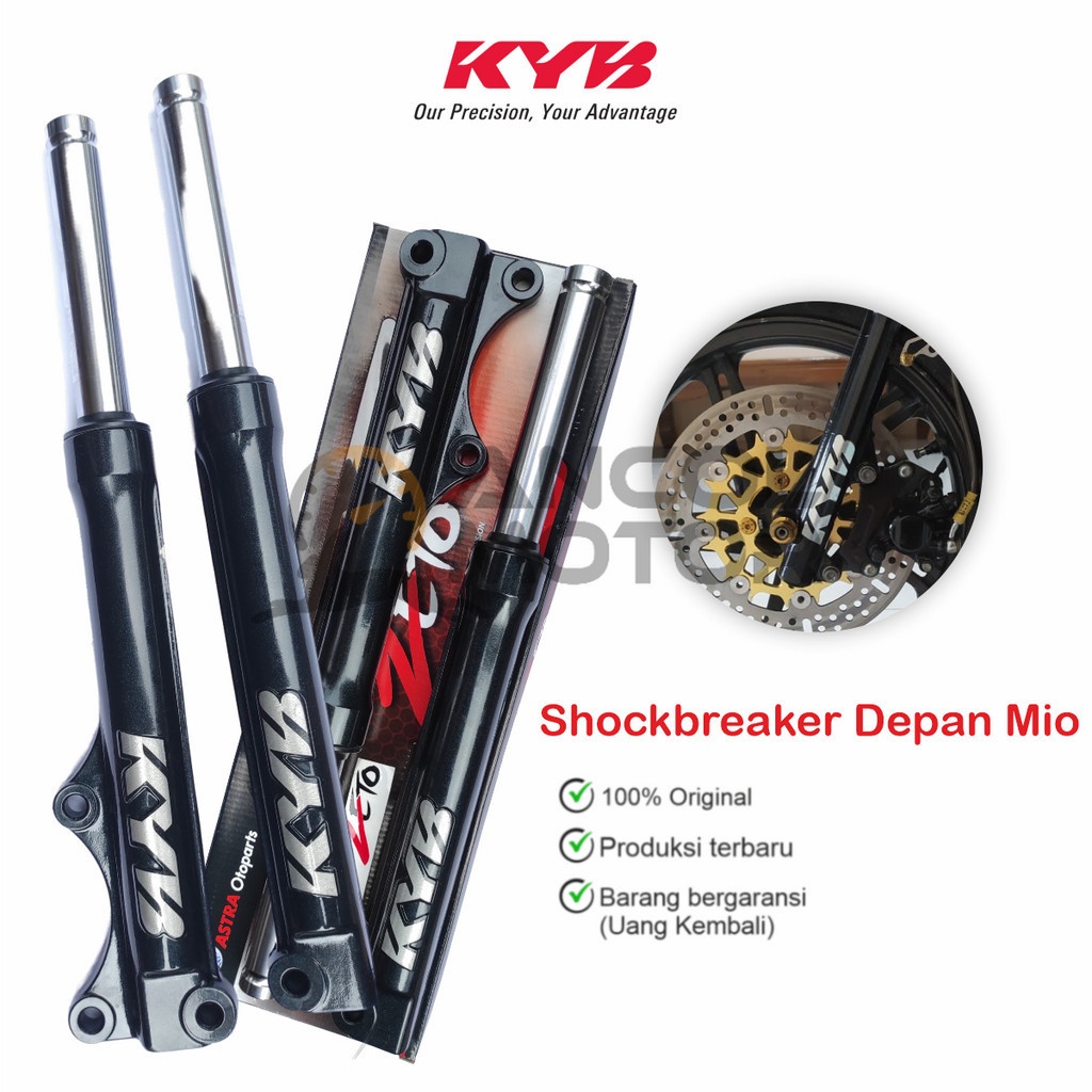 Jual KYB ZETO Shockbreaker Depan Mio Sporty 5TL Tabung Shock Full Set KAYABA KYOS FF1020 ...