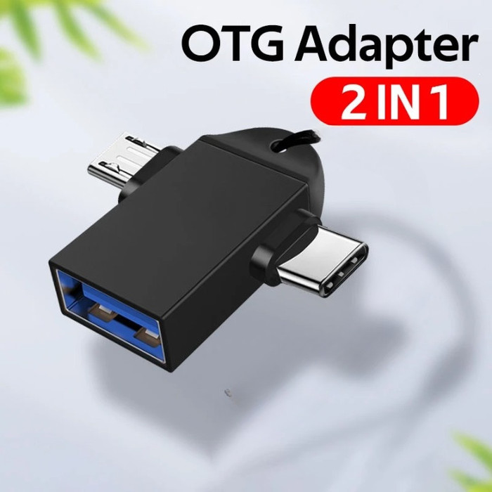 Jual OTG Type C Micro USB 3.0 2 in 1 Flashdisk High Speed Besi Metal ...
