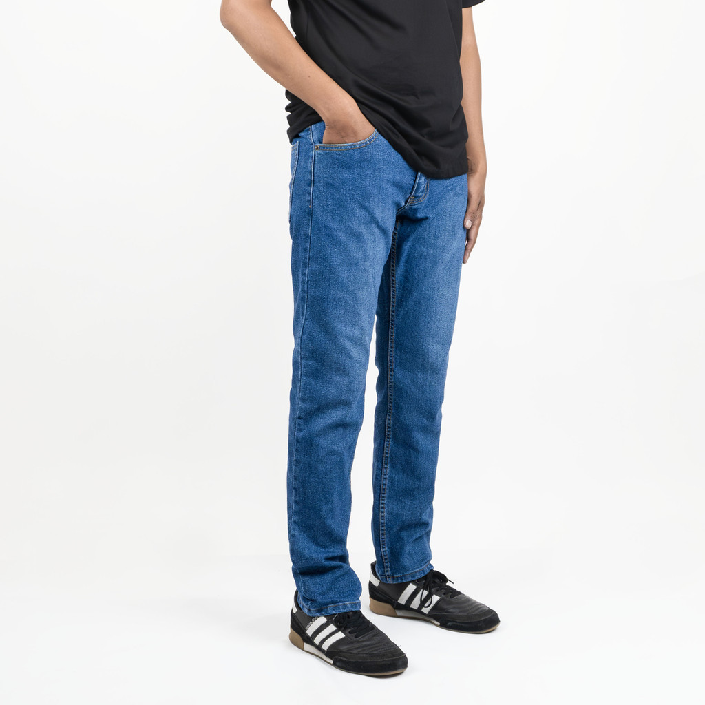 Jual HOOLIGANS Long Jeans Juninho Blue | Shopee Indonesia