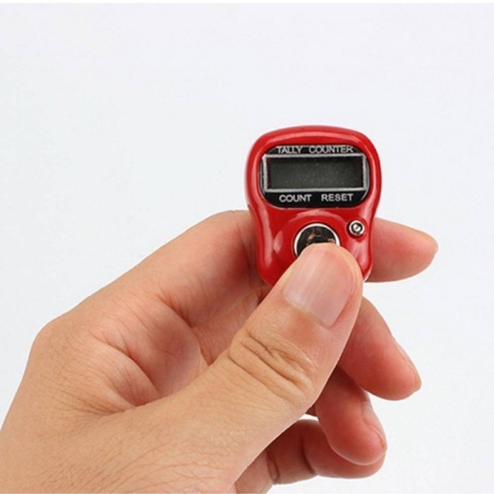 Jual Alat Hitung Tasbih Digital LED Tasbih Jari Counter Tally Tasbe ...