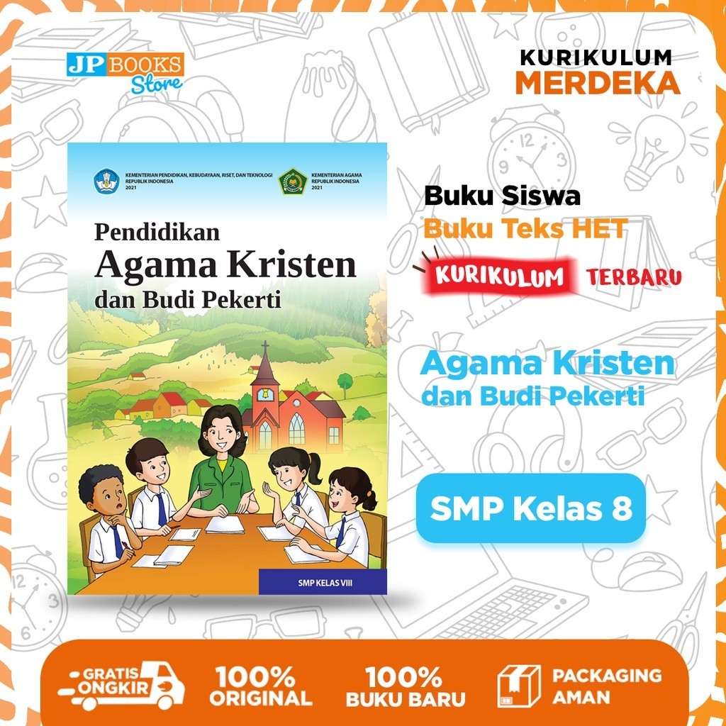 Jual JP Books – (KURIKULUM TERBARU) Buku Siswa / Buku Teks Utama HET Kurmer Sekolah Agama ...