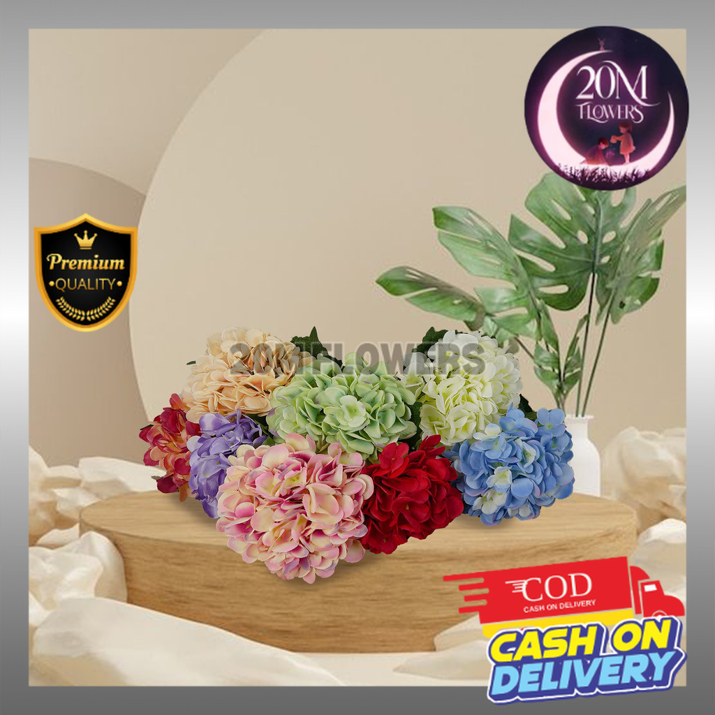 Jual BUNGA HORTENSIA KAIN X1 TANGKAI PANJANG ARTIFICIAL - BUNGA ...