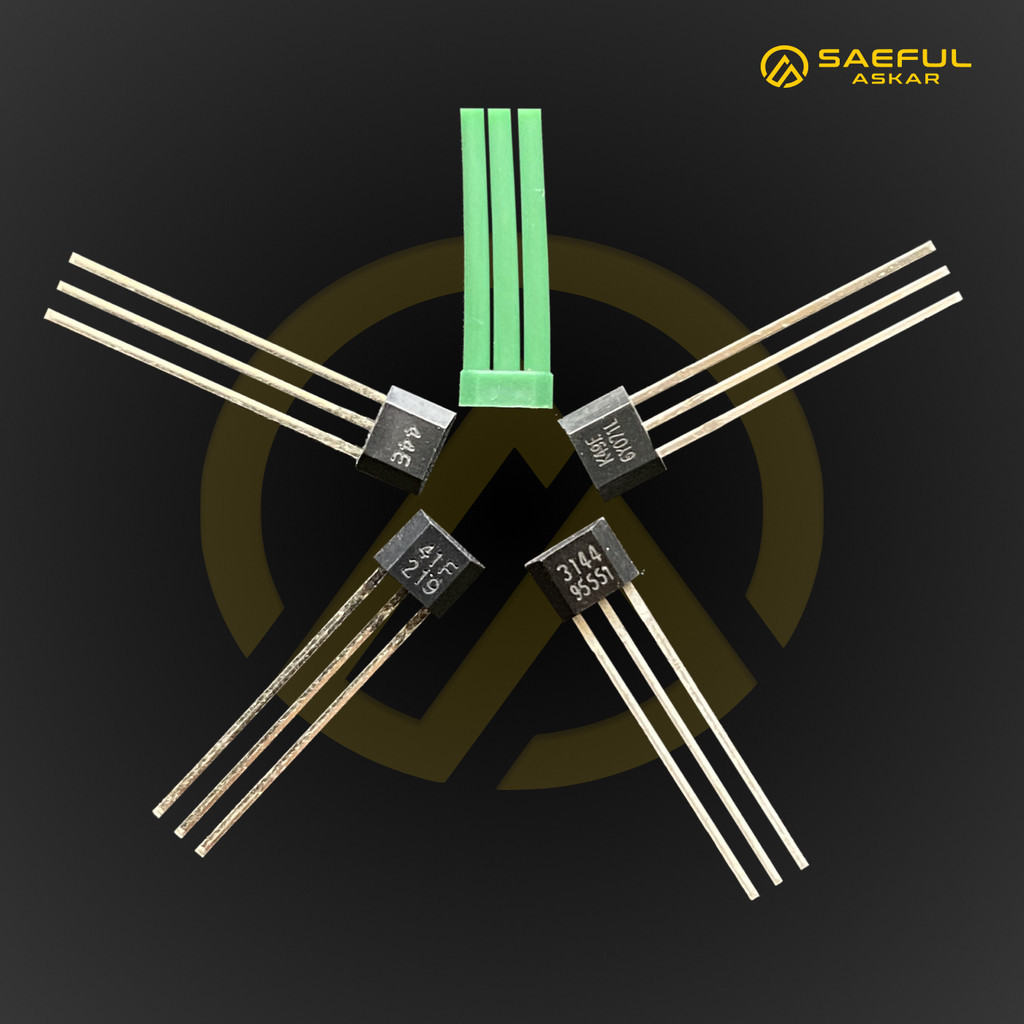 Jual Transistor Hall Sensor Hall Effect Sensor Dinamo Sepeda Listrik A3144, 44E, A44E, OH44E ...