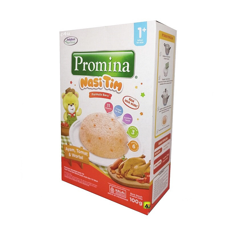 Jual Promina Nasi Tim Ayam Tomat Wortel 100gr - Kemasan Baru | Shopee ...