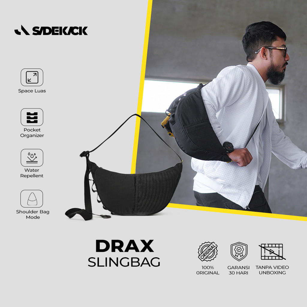 Jual sidekick project DRAX - Slingbag Shoulderbag Crossbody Pria ...