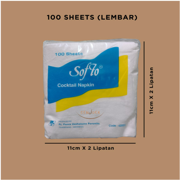 Jual Softo Cocktail - Tissue Softo - Softo Cocktail Napkin- Tissue Kue ...