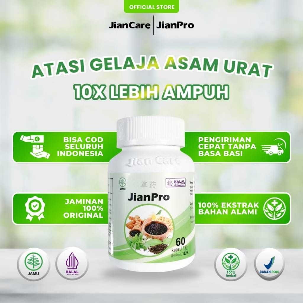 Jual Jian Care Jianpro - Obat Herbal Untuk Rematik Asam Urat Nyeri ...