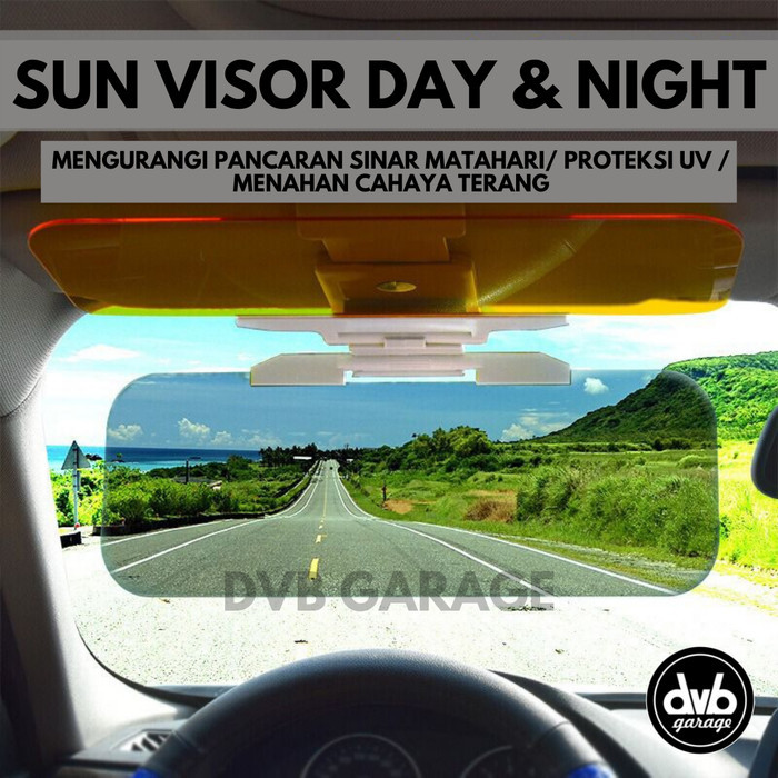 Jual Mika Sun Visor Mobil - Peredam Cahaya Lampu Sun Shade Kuning ...