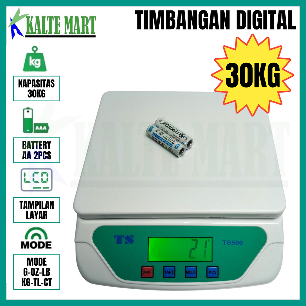 Jual Timbangan Digital Computing Scale 30kg Timbangan Digital buah 30Kg Timbangan sayur Digital ...